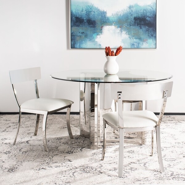 Safavieh Abby Side Dining Chair Set of 2 White
