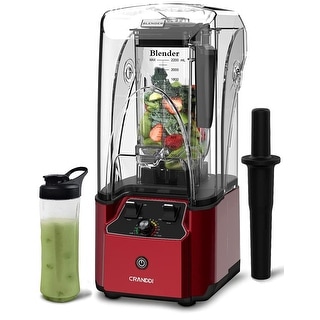 Commercial Blender with Soundproof Shield, 2200 Watt Professional ...