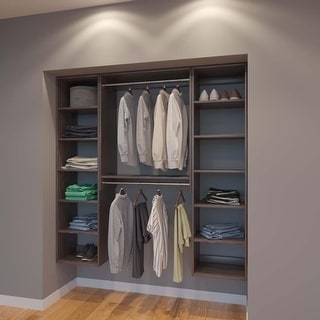 Modular Closets 6 FT Closet Organizer System - 72 inch - Style G - Bed ...