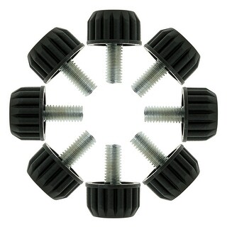 M8 x 18 x 25mm Furniture Glide Leveling Feet Adjustable Leveler ...
