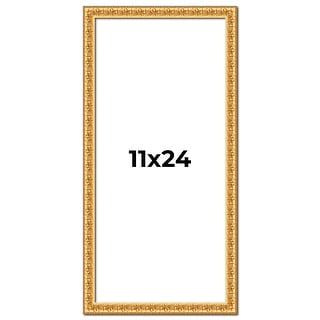 11x24 Frame Gold Real Wood Picture Frame Width 1 inches | Interior ...