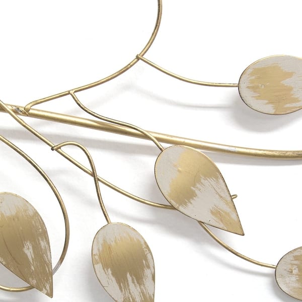 Brushed Gold Over The Door Metal Wall Decor - 11" H x 40" W - Bed Bath ...