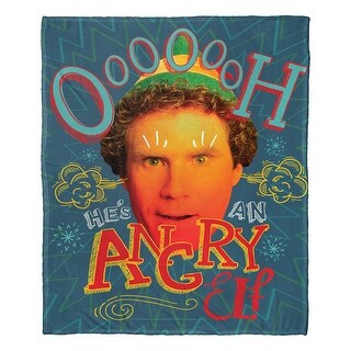 Warner Brothers Elf Angry Elf Silk Touch Throw Blanket - Bed Bath ...