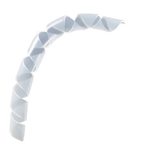 Offex 6 foot Cable Wrap / Spiral Wrap, Clear, Diameter: 20mm - 130mm ...
