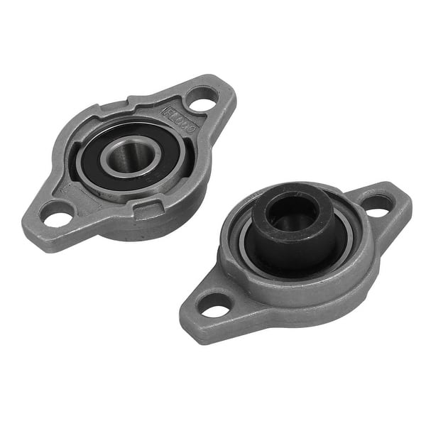 FL000 10mm Aluminum Alloy Self Aligning Flange Pillow Block Bearing ...