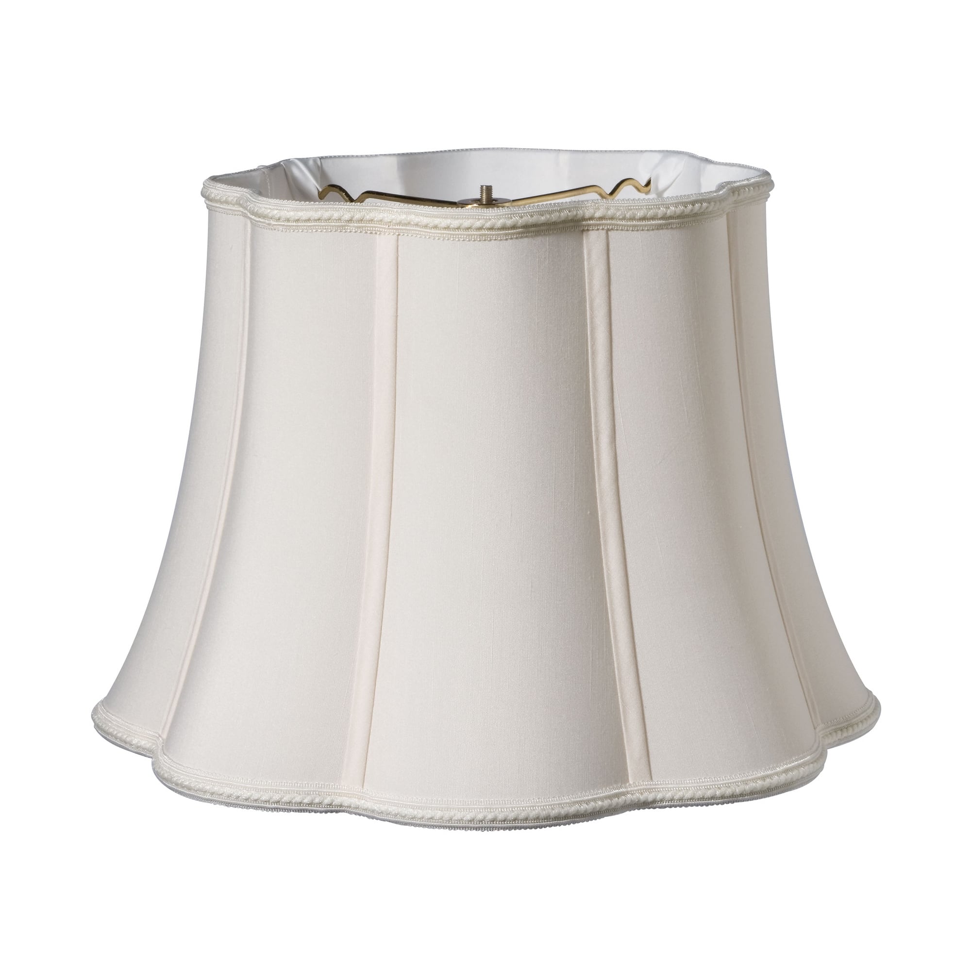Cloth & Wire Slant Melon Out Scallop Softback Lampshade with Washer ...