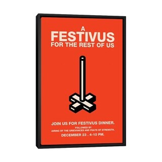iCanvas "Happy Festivus Vintage Style Invitation Poster" by Popate ...