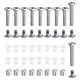 Inline Skate Screw Roller Repair Kit Spacer Shaft Side Plug - Silver ...