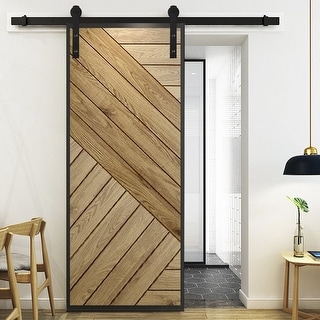 Zenova 6.6FT Sturdy Sliding Barn Rail Door Hardware Set - Bed Bath ...