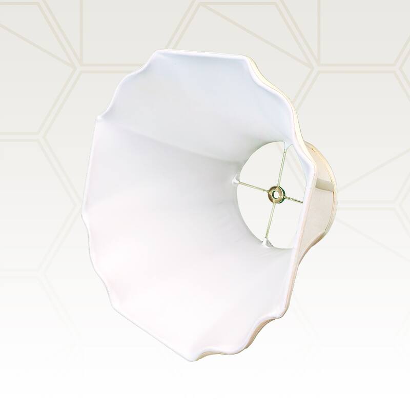 Royal Designs Flare Bottom Outside Corner Scalloped Basic Lamp Shade ...