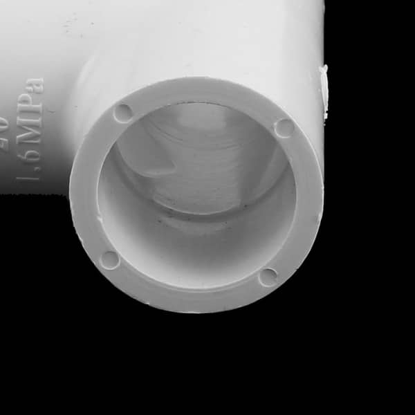 20mm Inner Dia 3 Way T Shape PVC Water Pipe Tube Joint Coupler ...