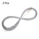 2pcs Deep Well Measuring Rope 50m Steel Wire Galvanized Silver Tone ...