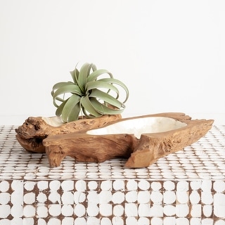 Capiz Lined Decorative Canoes - Set Of 2 by East at Main - Bed Bath ...