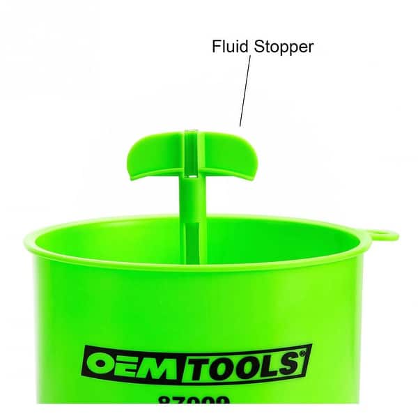 OEM Tools 87009 No-Spill Coolant Filling Plastic Funnel Kit Green - Bed ...