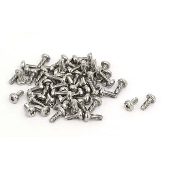 M2x5mm 304 Stainless Steel Pan Head Torx Socket Cap Screw 60pcs ...
