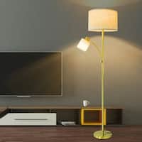 Arched Floor Lamp Standing Tall Lamp Corner Reading Lighting Gold - 2 ...