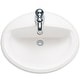 American Standard Aqualyn 20-3/8" Drop In Porcelain Bathroom Sink - Bed ...