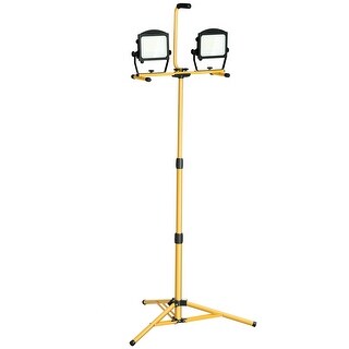 LED Work Lights with Stand, Weather Resistant Daylight with Telescoping ...