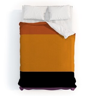 Deny Designs Colour Poems Contemporary Color Block IX Duvet Cover - Bed ...
