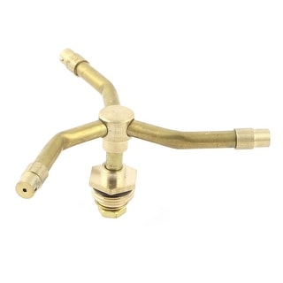 Garden Brass 3 Water Outlets Watering Sprinkler Rotation Irrigation ...