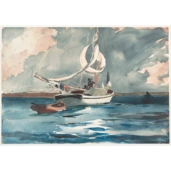 Sloop Nassau Poster Print By Winslow Homer (American Boston ...