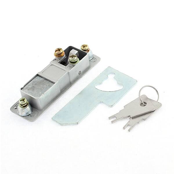 Cabinet Recessed Pop up Push Button Plane Lock Silver Tone - Bed Bath ...