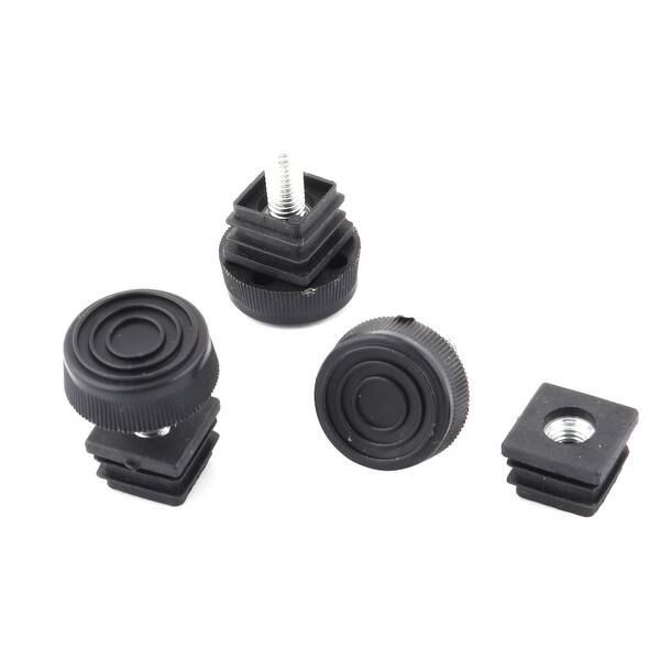 Furniture Table Adjustable Leveling Foot Tube Insert 19x19mm 8 Sets ...