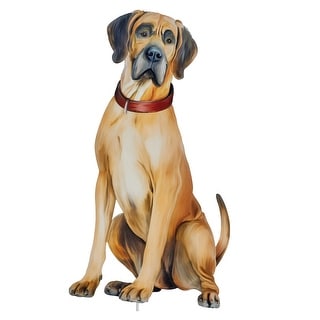 Realistic Great Dane Outdoor Garden Stake - 20.200 x 14.750 x 1.750 ...