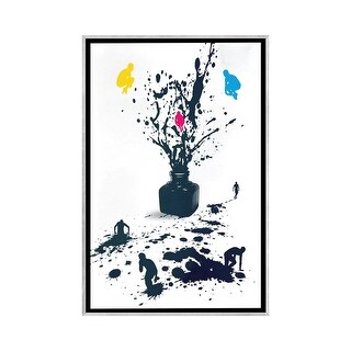 iCanvas "Inked" by Rob Dobi Framed - Bed Bath & Beyond - 37664894