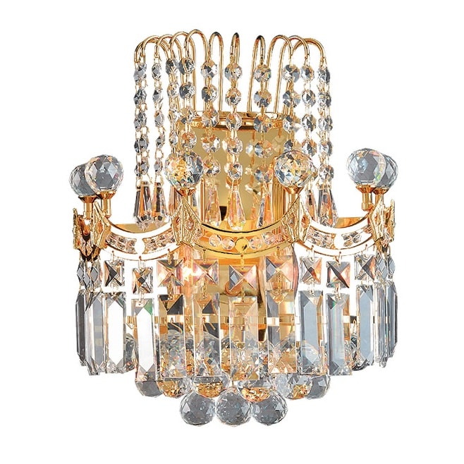 Artistry Lighting, Corona Collection 2-Light 12"x12" Crystal Chandelier ...
