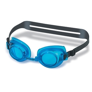 Anti-Leak Adjustable Swimming Pool Goggles - 7" - Blue - Bed Bath ...