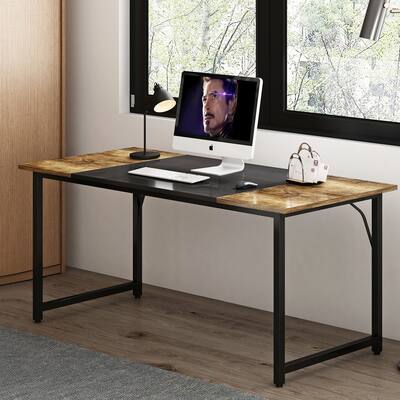 Nestfair Metal Frame Home Office Writing Desk - Overstock - 32789927