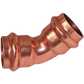 ApolloXpress 10175060 45 Degree Elbow, 1/2", Copper - Bed Bath & Beyond ...