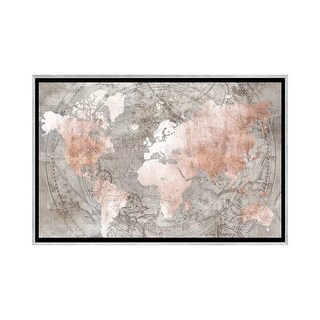 iCanvas "Celestial World Map" by Isabelle Z Framed - Bed Bath & Beyond ...