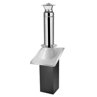 UIMOSO Through the Wall Kit for 6-Inch Chimney Pipe, Stainless Steel ...