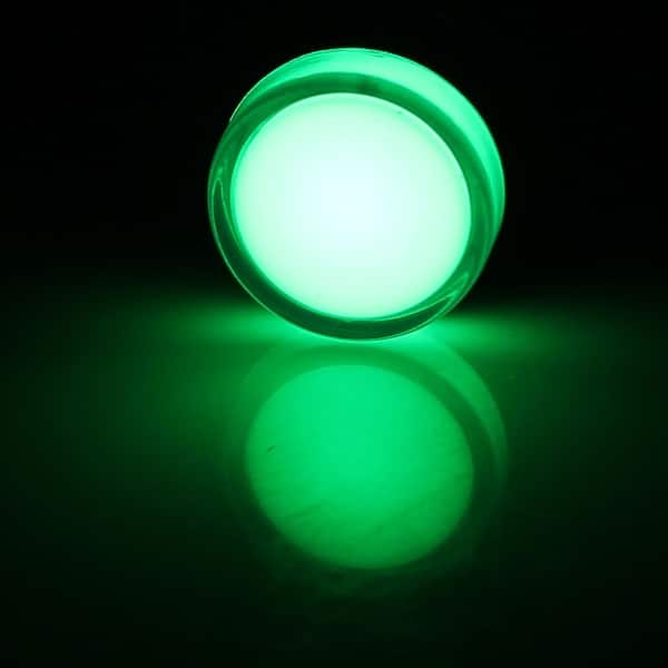 6Pcs AC/DC 24V 21mm Panel Mount Green LED Indicator Pilot Signal Light ...