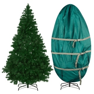 Elf Stor 6ft Unlit Artificial Christmas Tree with Upright Storage Bag ...