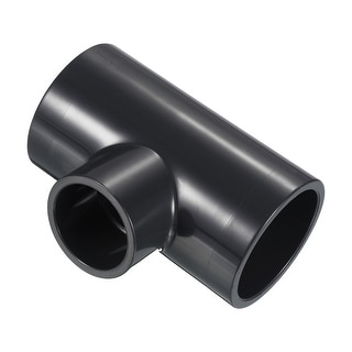 UPVC 2" to 1-1/4" Reducing Tee Pipe Fitting T Shape Socket Connector ...