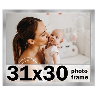 31x30 Frame Stainless Steel Silver Picture Frame - Modern Photo Frame ...