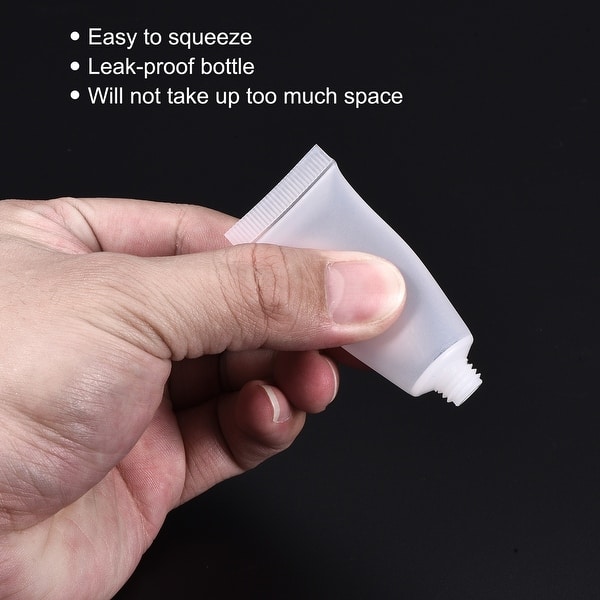 Squeeze Tube, Empty Cosmetic Tubes with Flip Lid for Travel Household ...