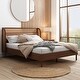 GEITIN Modern Rattan Wood Platform Queen Bed - Bed Bath & Beyond - 39881266