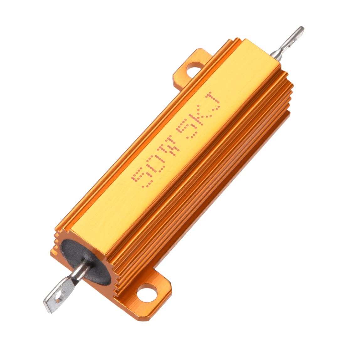 Gold Tone Chassis Mount 18 Ohm 50W Aluminium Clad Resistor - Gold Tone ...