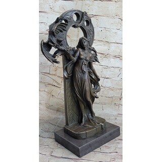 Winged Serpent Imitative Snake Dragon Fantasy Gargoyle Monster Bronze ...