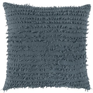 Gray Tasseling Fringe Texture Throw Pillow - Bed Bath & Beyond - 36542650