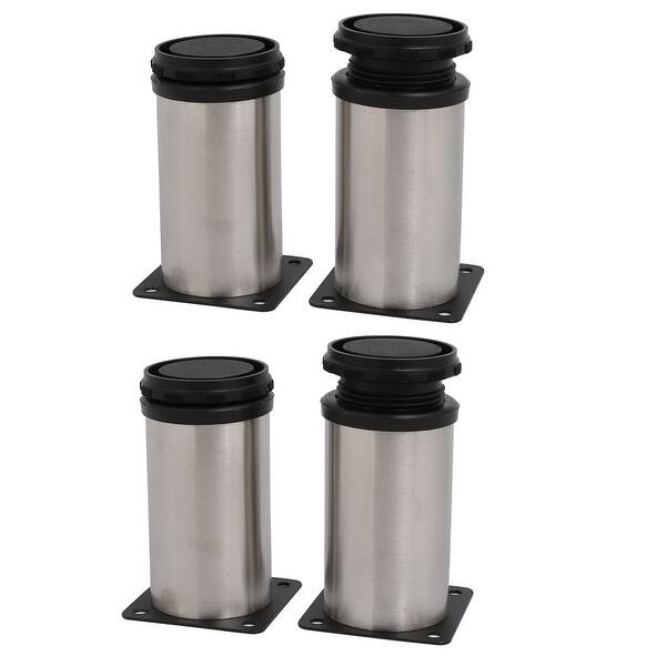 50mm Dia 100mm Height Stainless Steel Adjustable Cabinet Leg Feet 4pcs ...