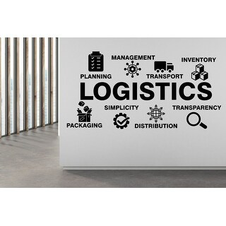 Logistics wall decal Planning Management Transport Inventory - Bed Bath ...