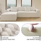 Roomfitters 104.3" Modular Cloud Sectional Sofa, 2-Piece L-Shape Couch ...