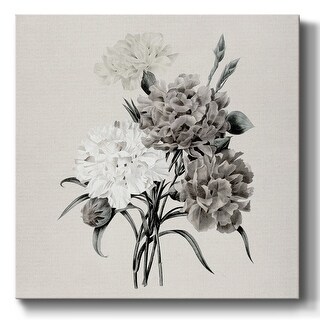 Neutral Botanical Carnations-Gallery Wrapped Canvas - Bed Bath & Beyond ...