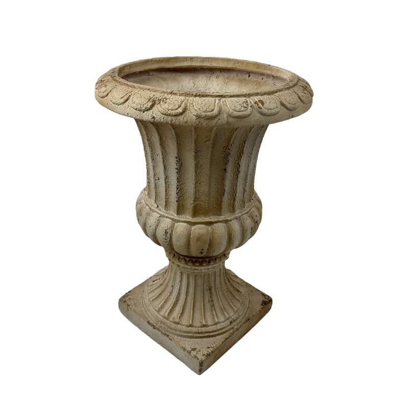 GDFStudio Briar MGO Garden Planter Urn with Drainage No Assembly - On ...