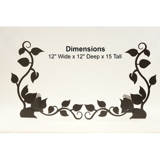 Design Specialties Ivy Black Steel Andiron L & R Set - Bed Bath ...